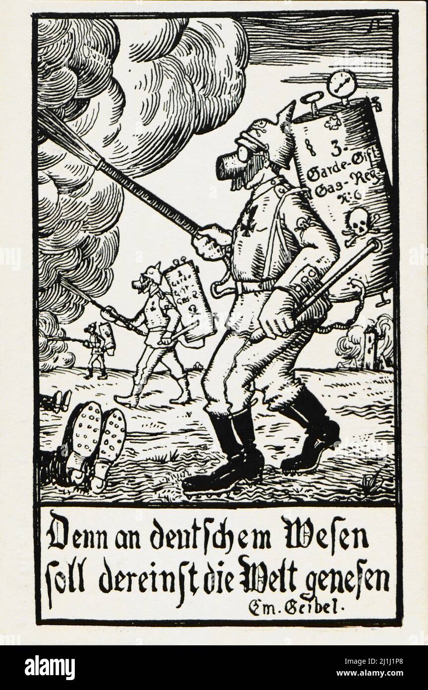 Propaganda poster of World War I period. Because the world will one day ...