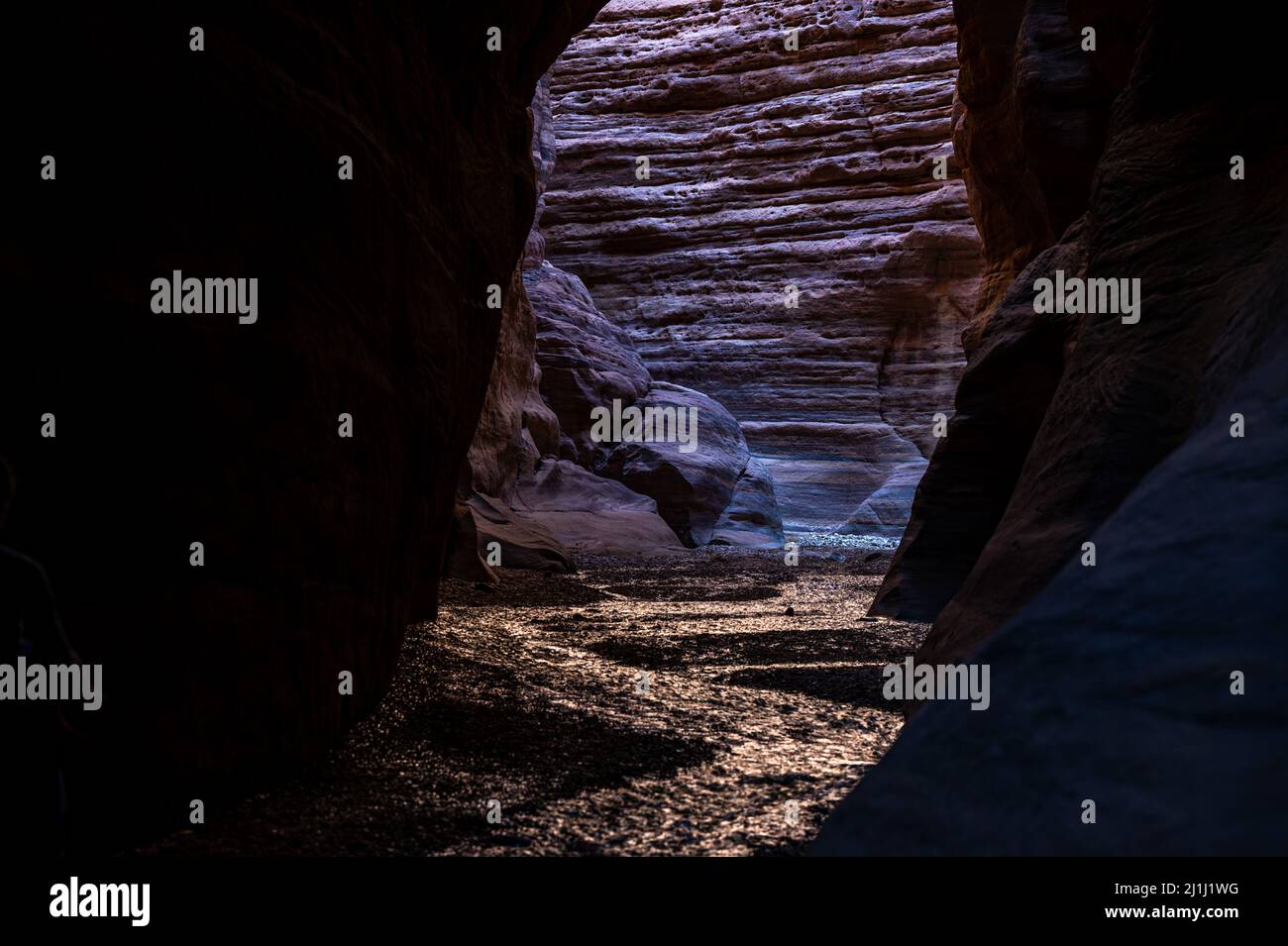 Amazing rock formations of Wadi Numeira, Jordan Stock Photo - Alamy