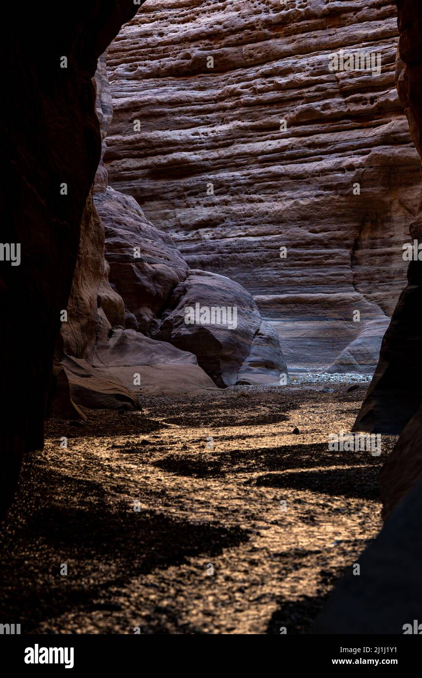 Amazing rock formations of Wadi Numeira, Jordan Stock Photo - Alamy