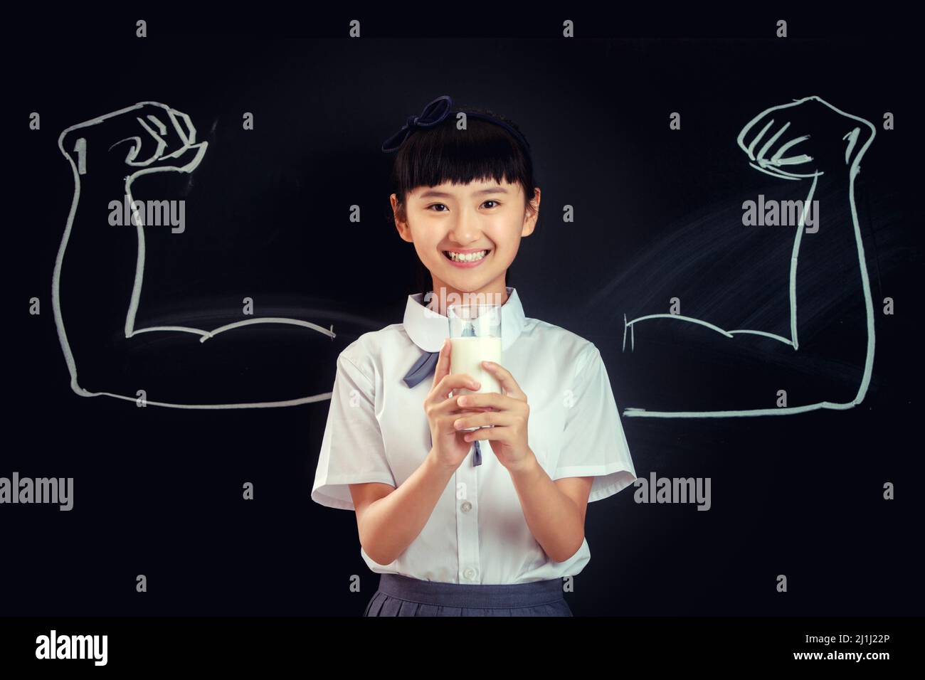 Girls school milk drink hi-res stock photography and images - Alamy