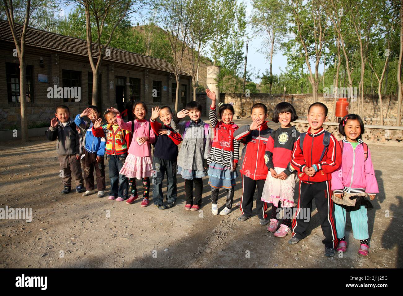 Rural teacher and students china hi-res stock photography and images ...