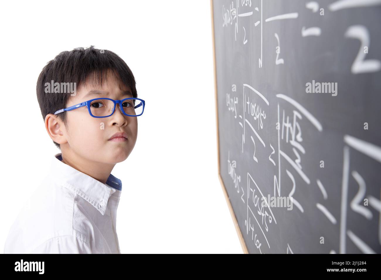 Primary school boys were math problem posed Stock Photo - Alamy