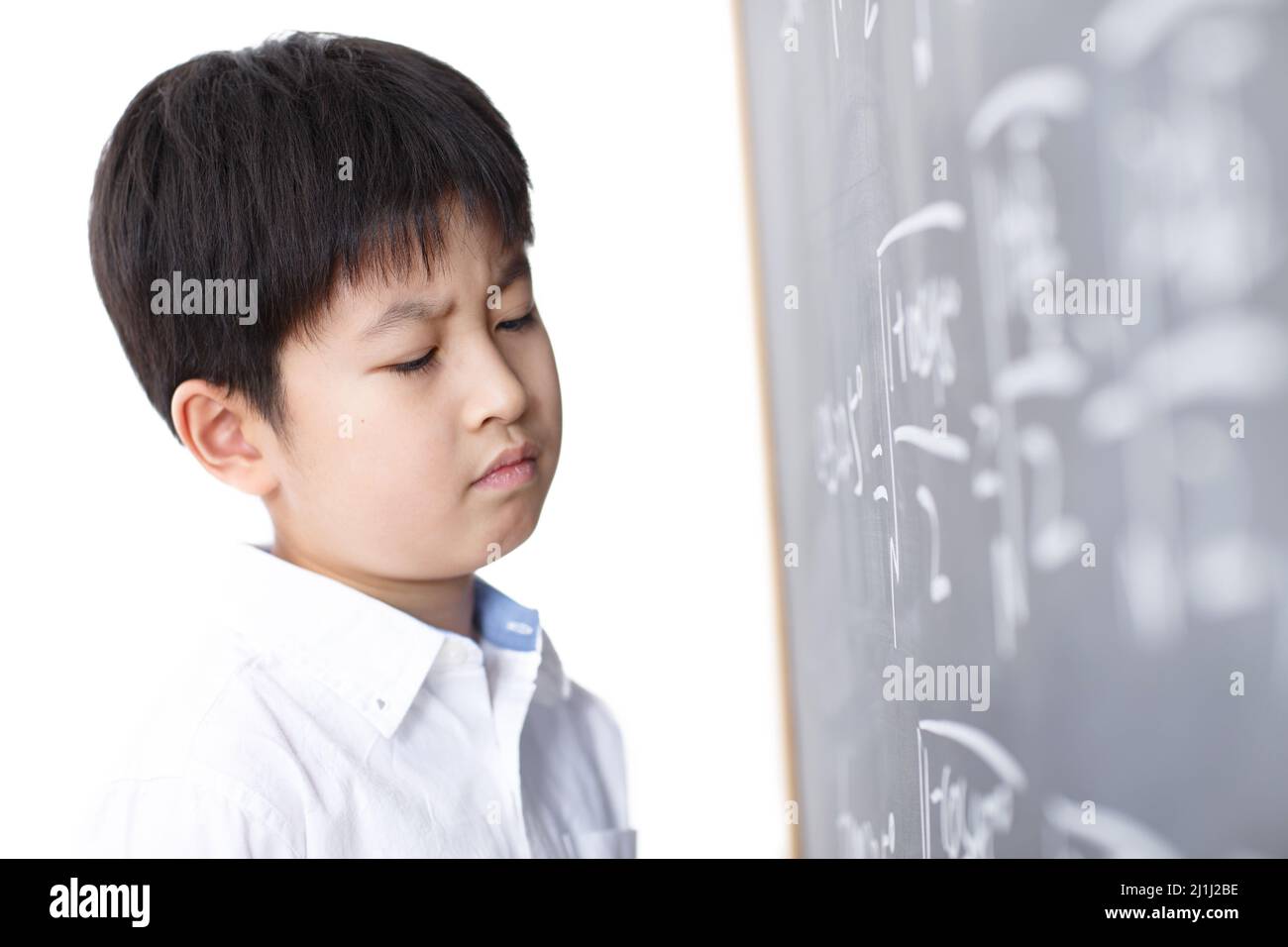 Primary school boys were math problem posed Stock Photo - Alamy
