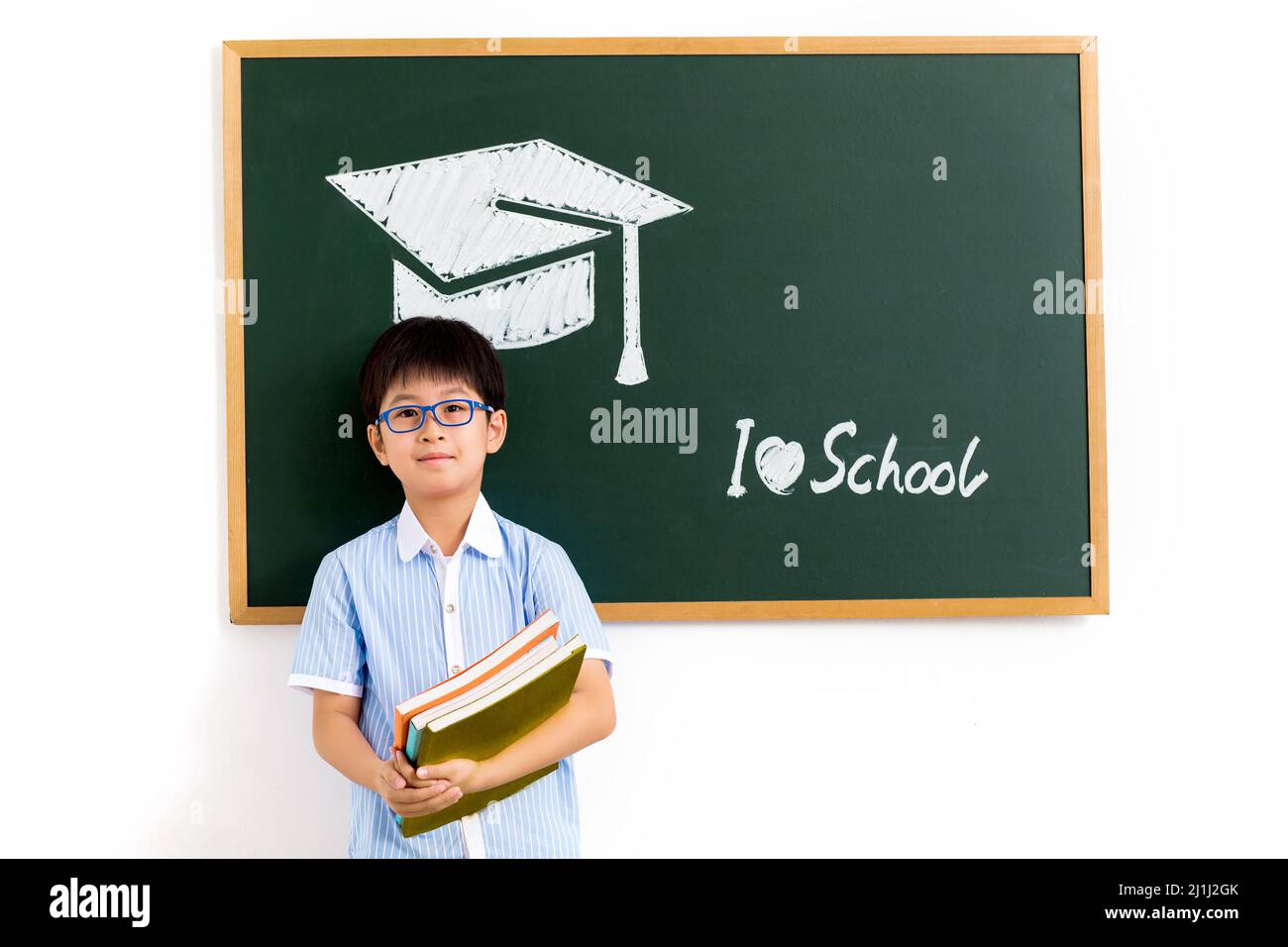 Schoolboy elementary school boy Cut Out Stock Images & Pictures - Alamy