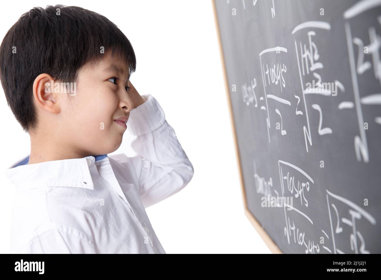 Primary school boys were math problem posed Stock Photo - Alamy