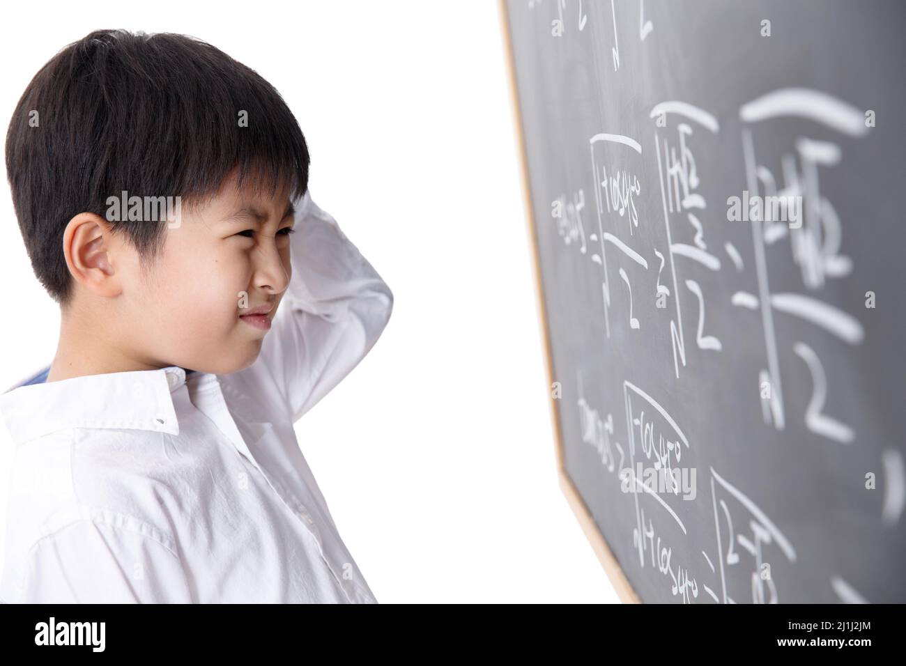 Primary school boys were math problem posed Stock Photo - Alamy