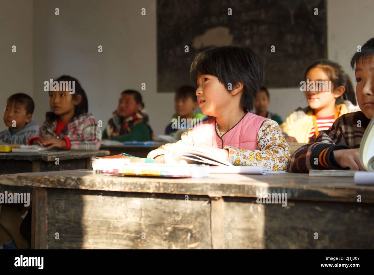 Primary school students in rural primary school Stock Photo - Alamy