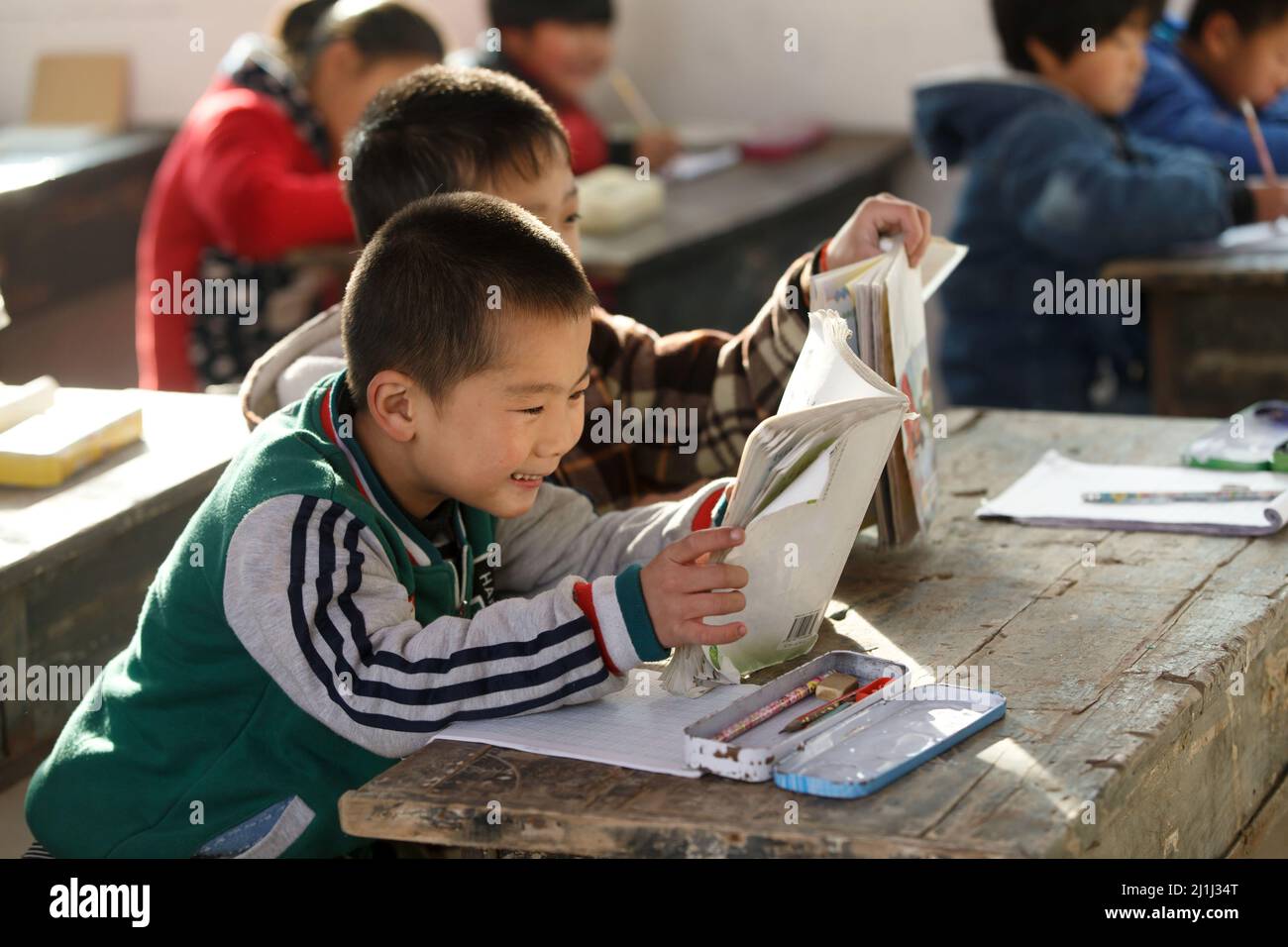 Primary school students in rural primary school Stock Photo - Alamy