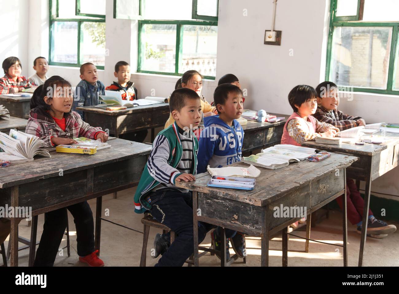 Primary school students in rural primary school Stock Photo - Alamy