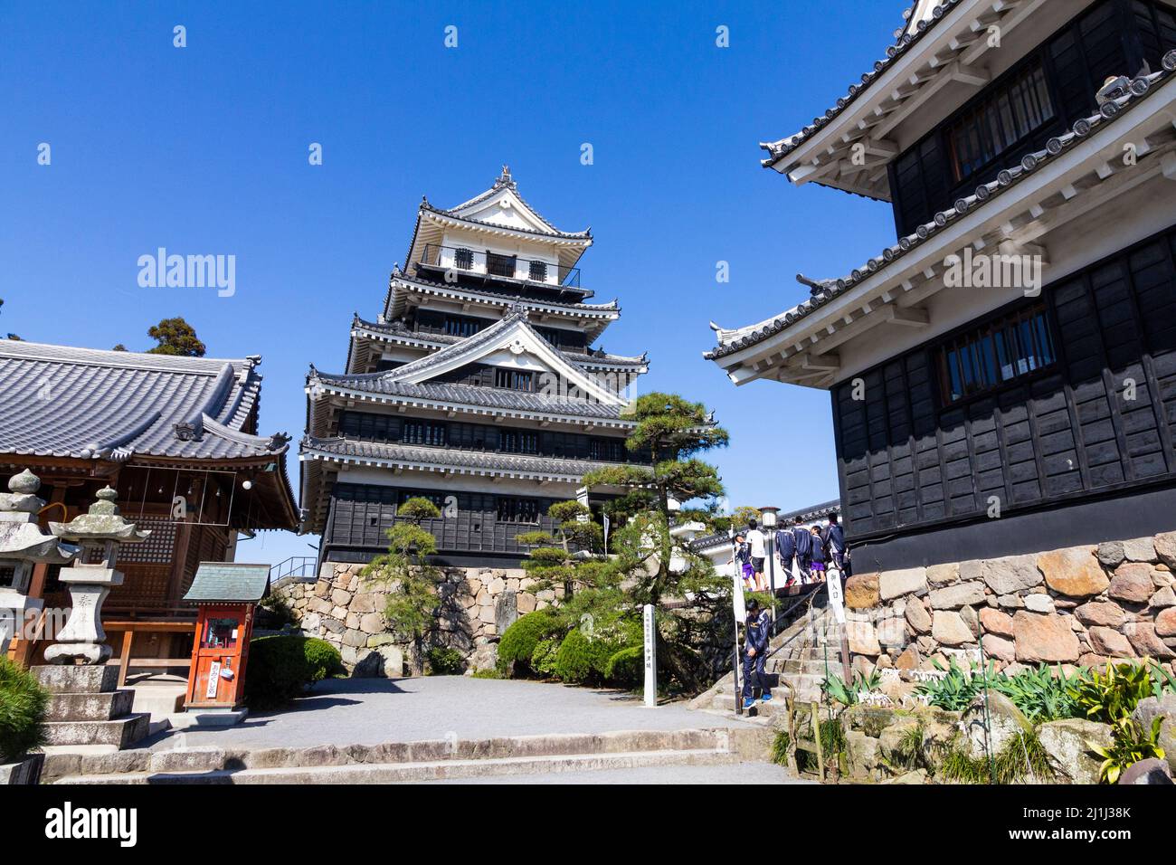 Nakatsu Castle in Nakatsu City, Oita Prefecture, Kyushu, Japan Stock ...