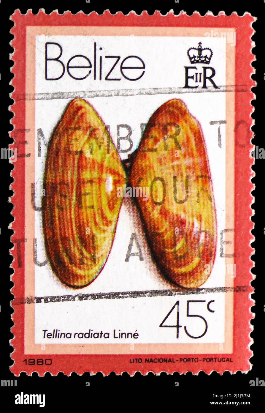 MOSCOW, RUSSIA - MARCH 12, 2022: Postage stamp printed in Belize shows ...