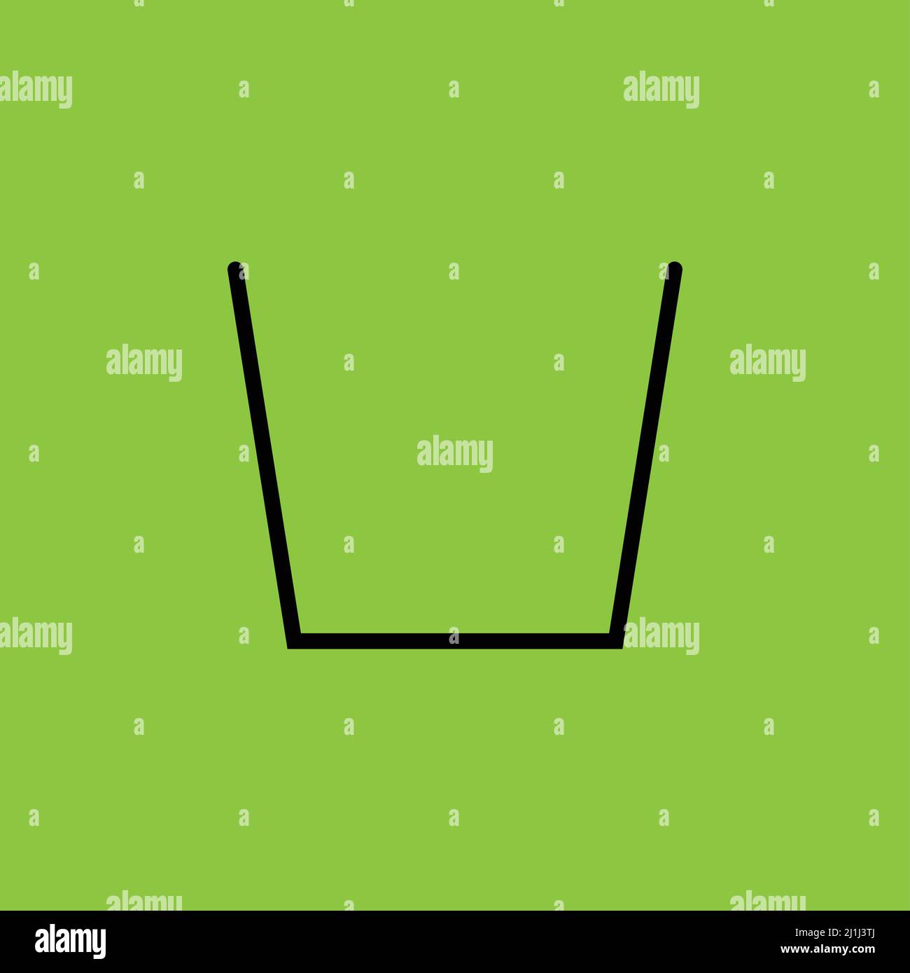 Tin Pot icon isolated on green background Stock Vector Image & Art - Alamy