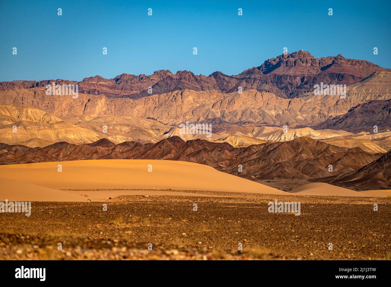 Desert and mountains in southern Jordan Stock Photo - Alamy