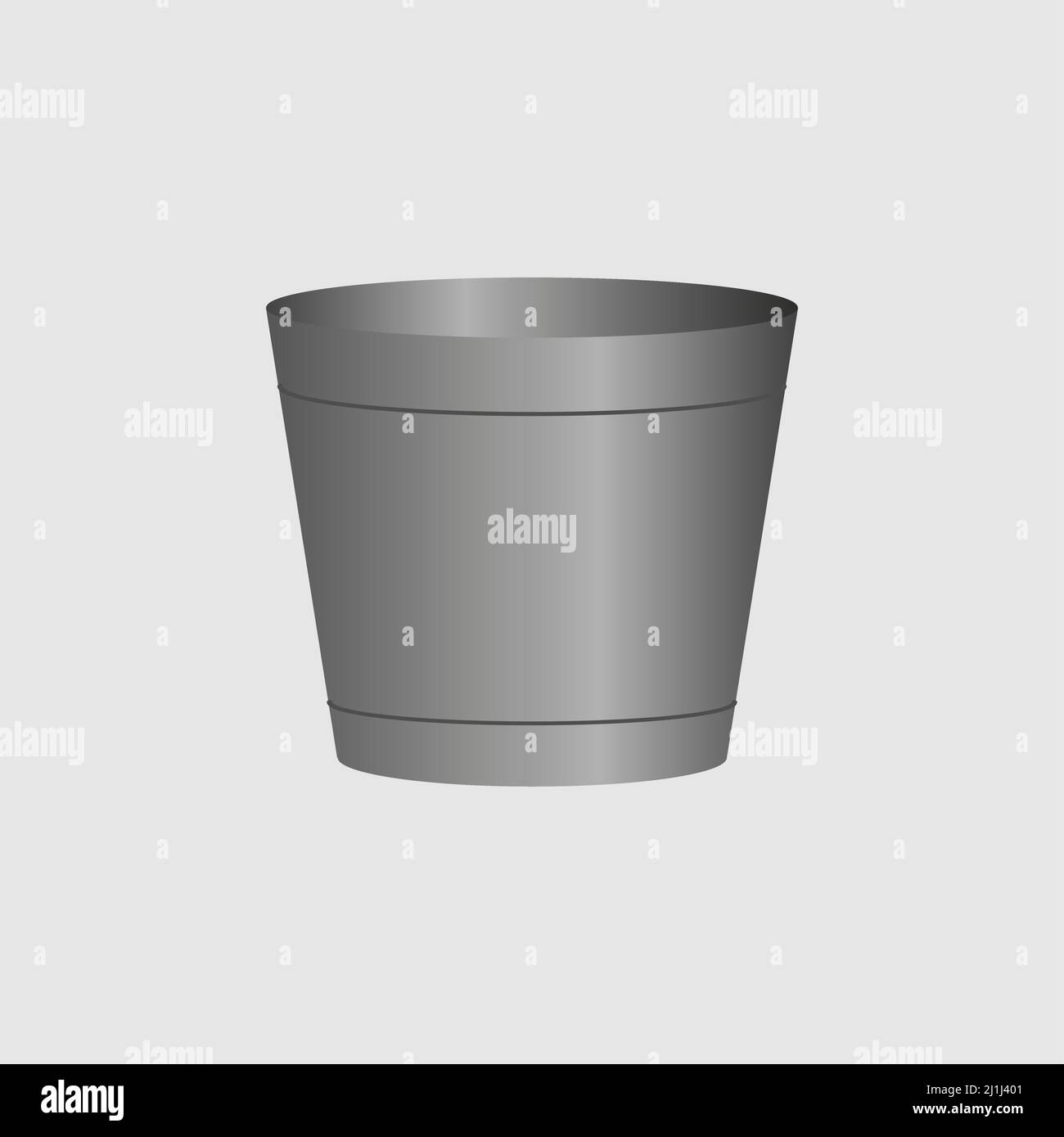 Tin Pot icon, flat style. - Vector Stock Vector Image & Art - Alamy