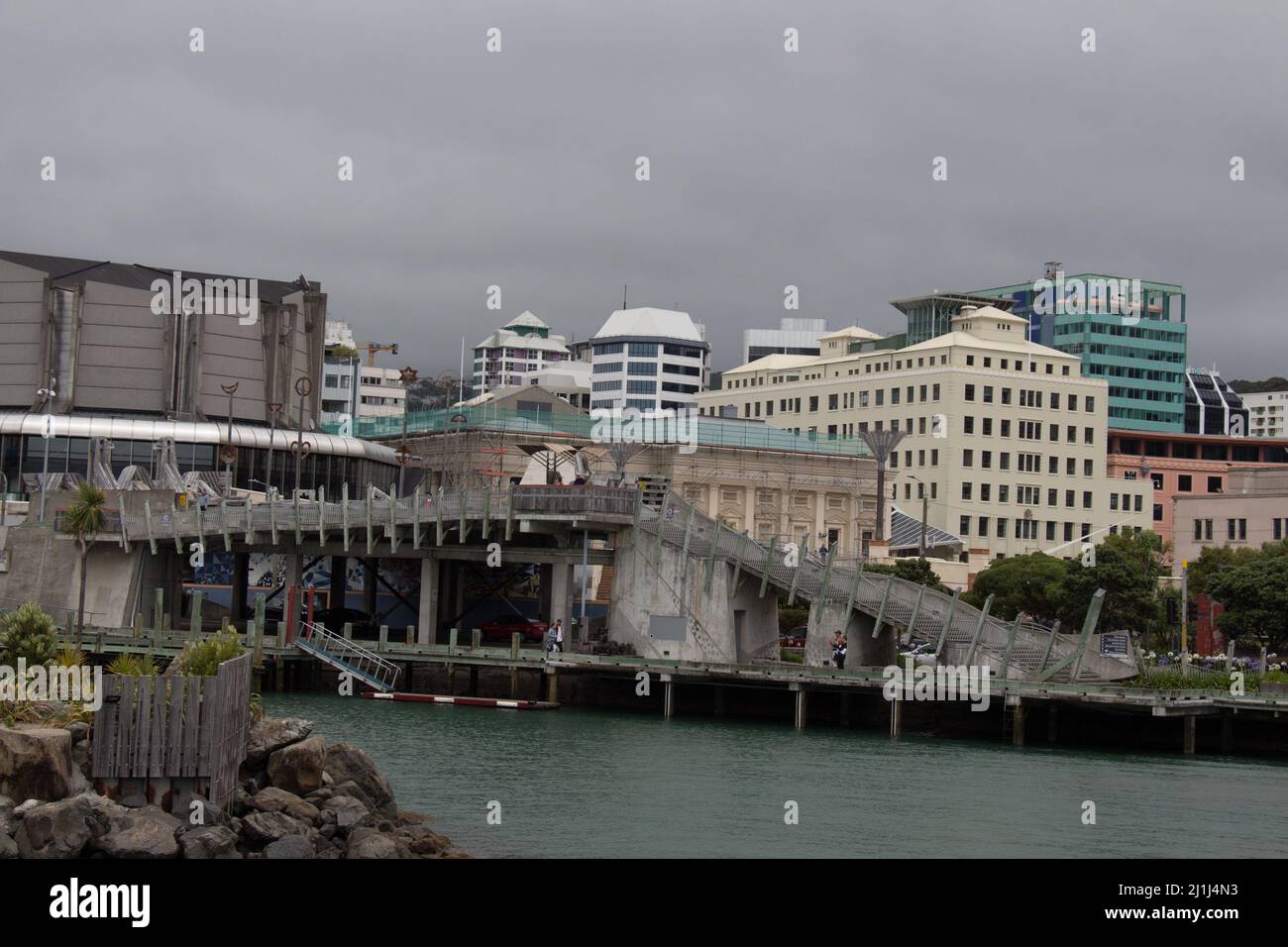 Bridge exterior sky wellington art hi-res stock photography and images ...