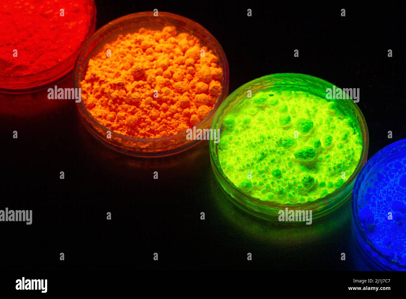 Fluorescent organic materials powder of red, yellow, green color for ...
