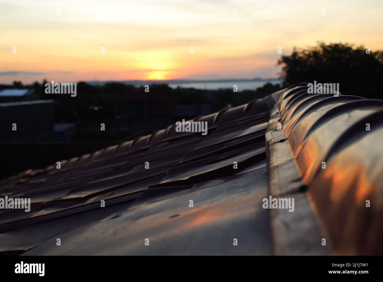 Beautiful view orange sky hi-res stock photography and images - Alamy