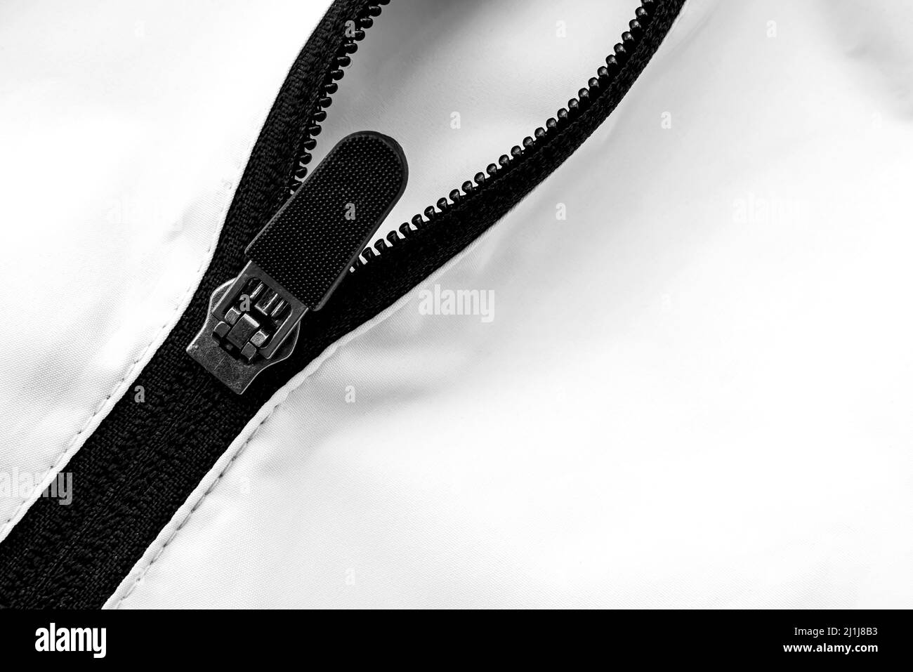 Gold zip detail Black and White Stock Photos & Images - Alamy