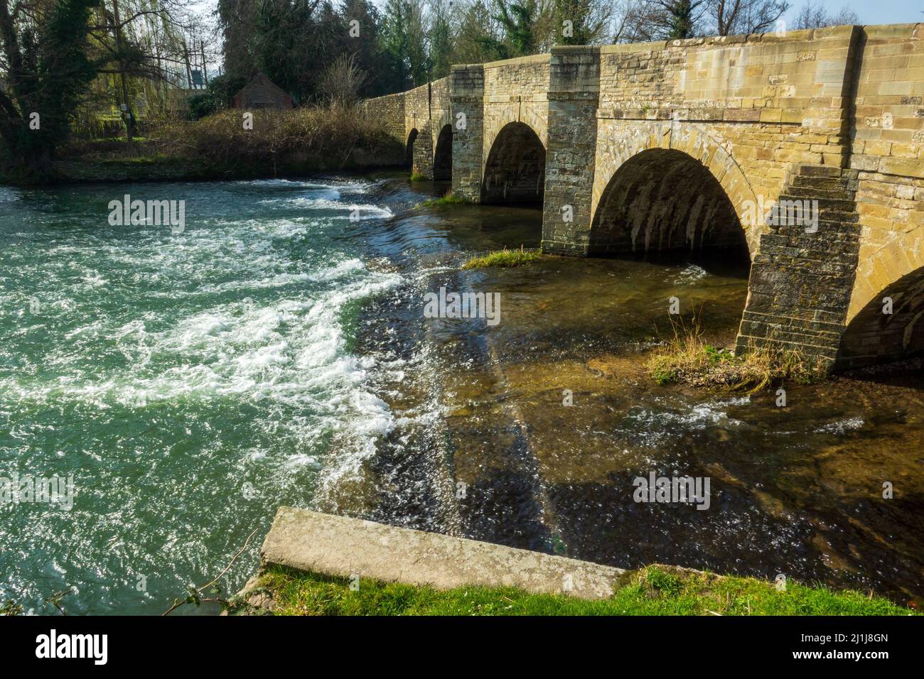 Leintwardine Bridge, north Herefordshire, England Stock Photo - Alamy
