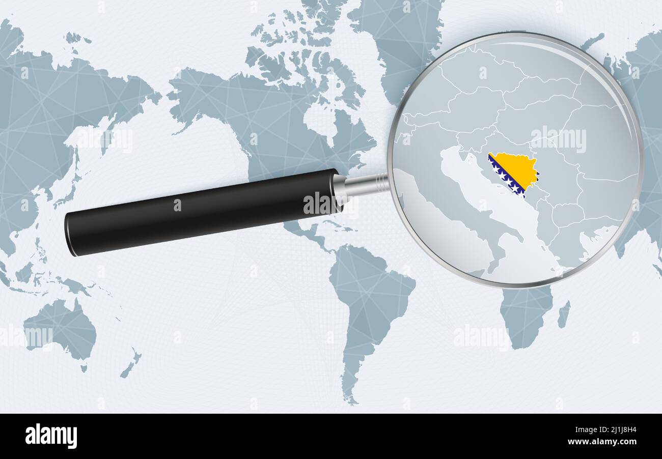 Bosnia and herzegovina world map