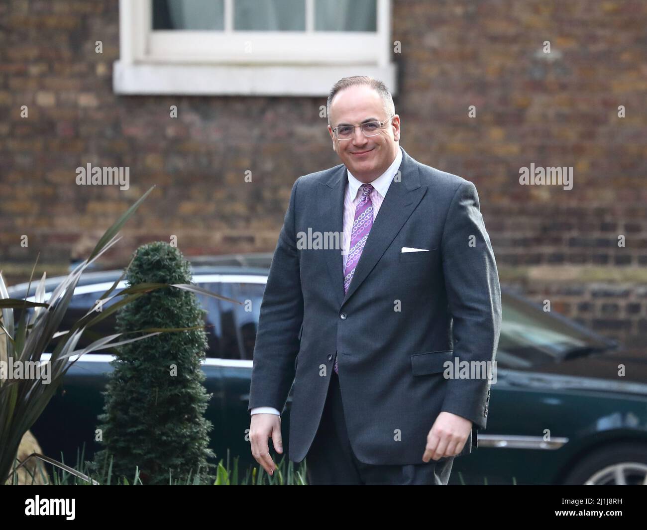 London, UK, 23rd March 2022. Paymaster General Michael Ellis arrives at ...