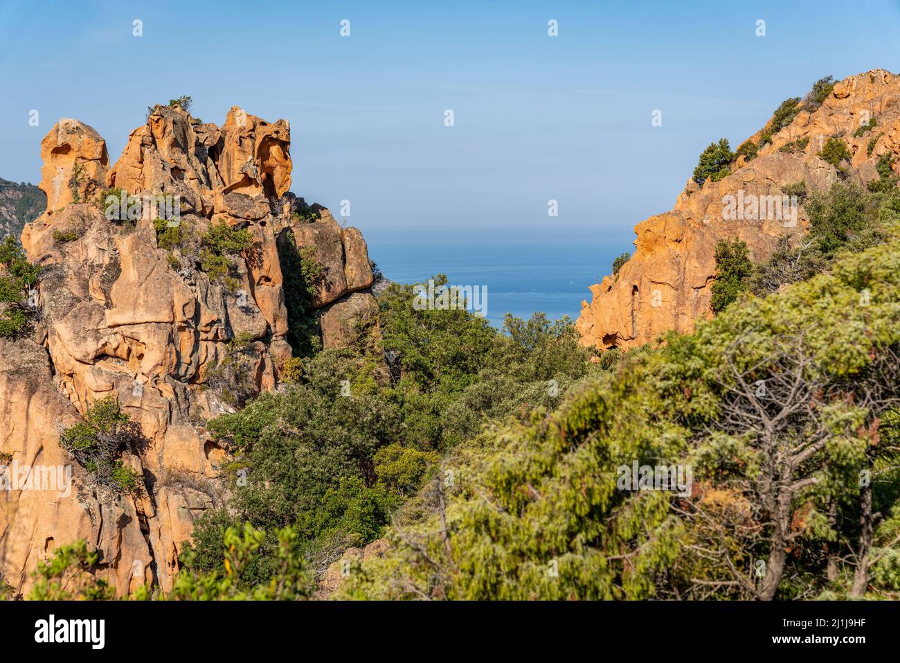 Scandola Natural Reserve, Corsica Island. Seascape, south France Stock ...