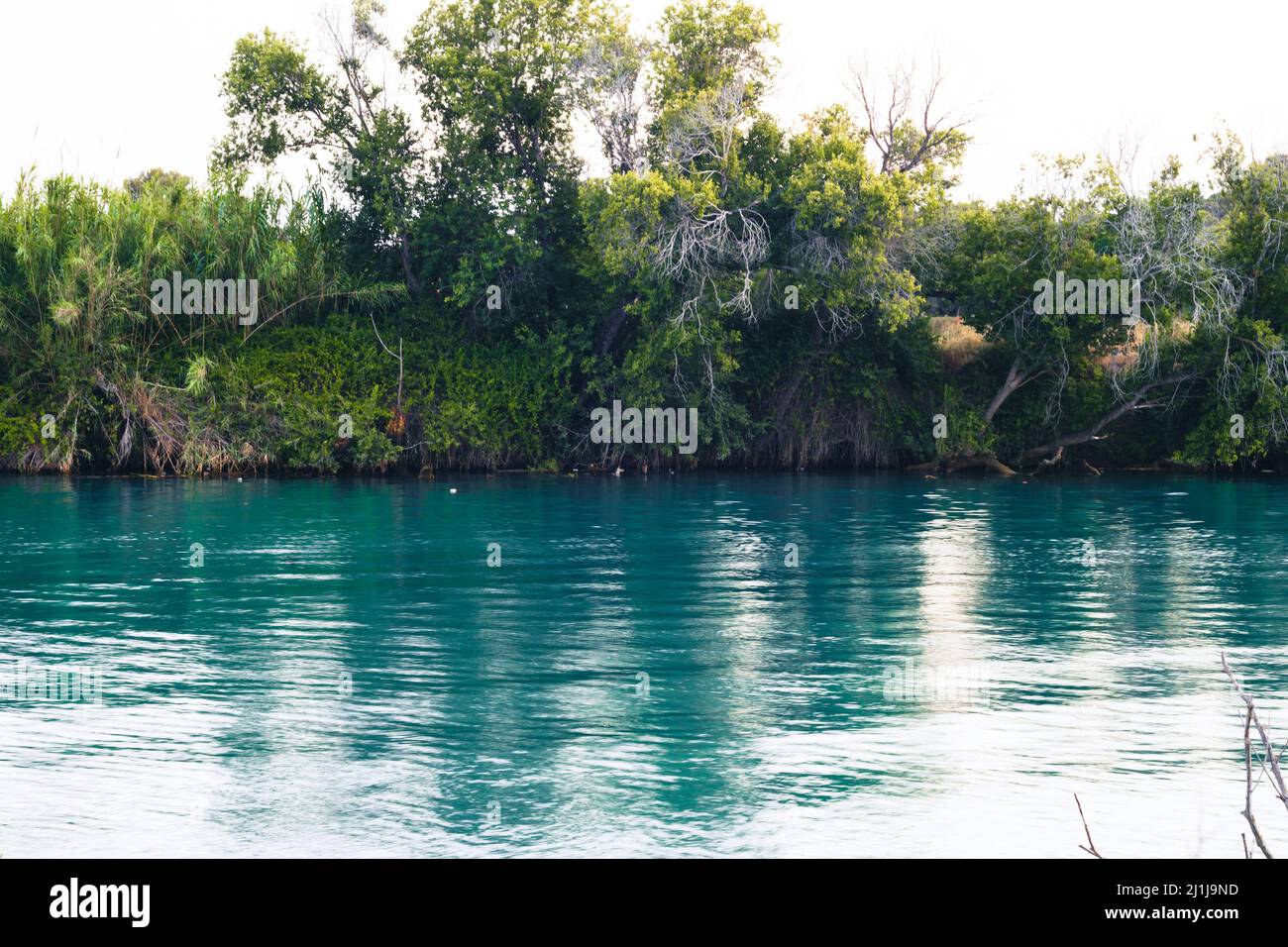 Turkey Mediterranean region in the manavgat river, near the city of ...