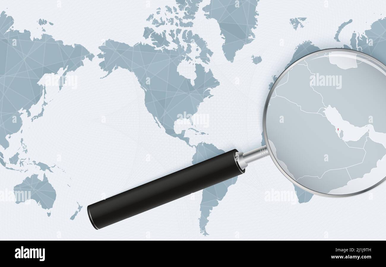 Bahrain on world map
