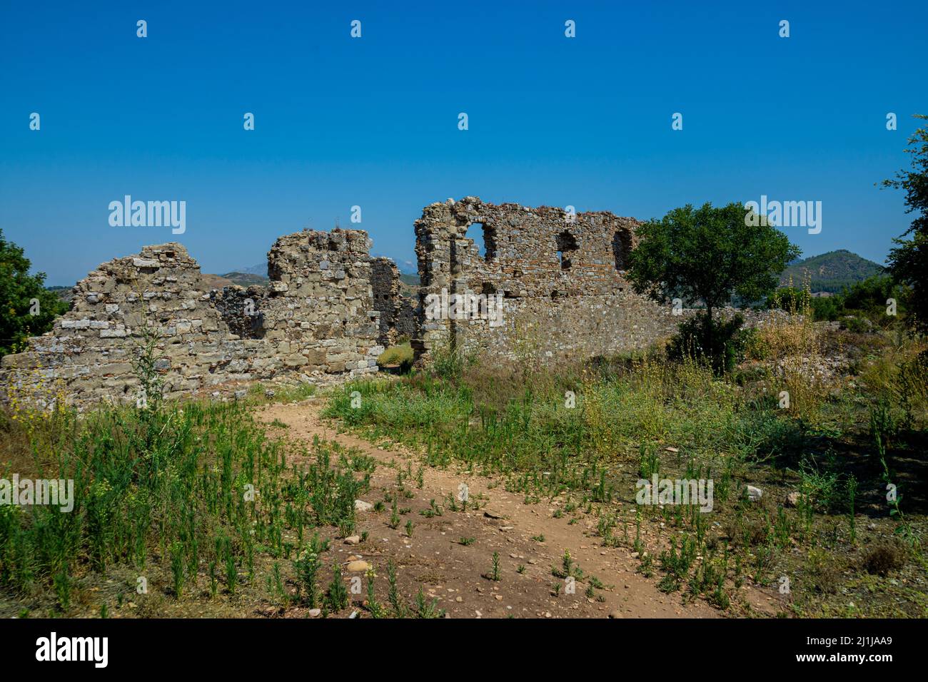ANTALYA / TURKEY July 12, 2021 Aspendos Ancient City. Aspendos ...