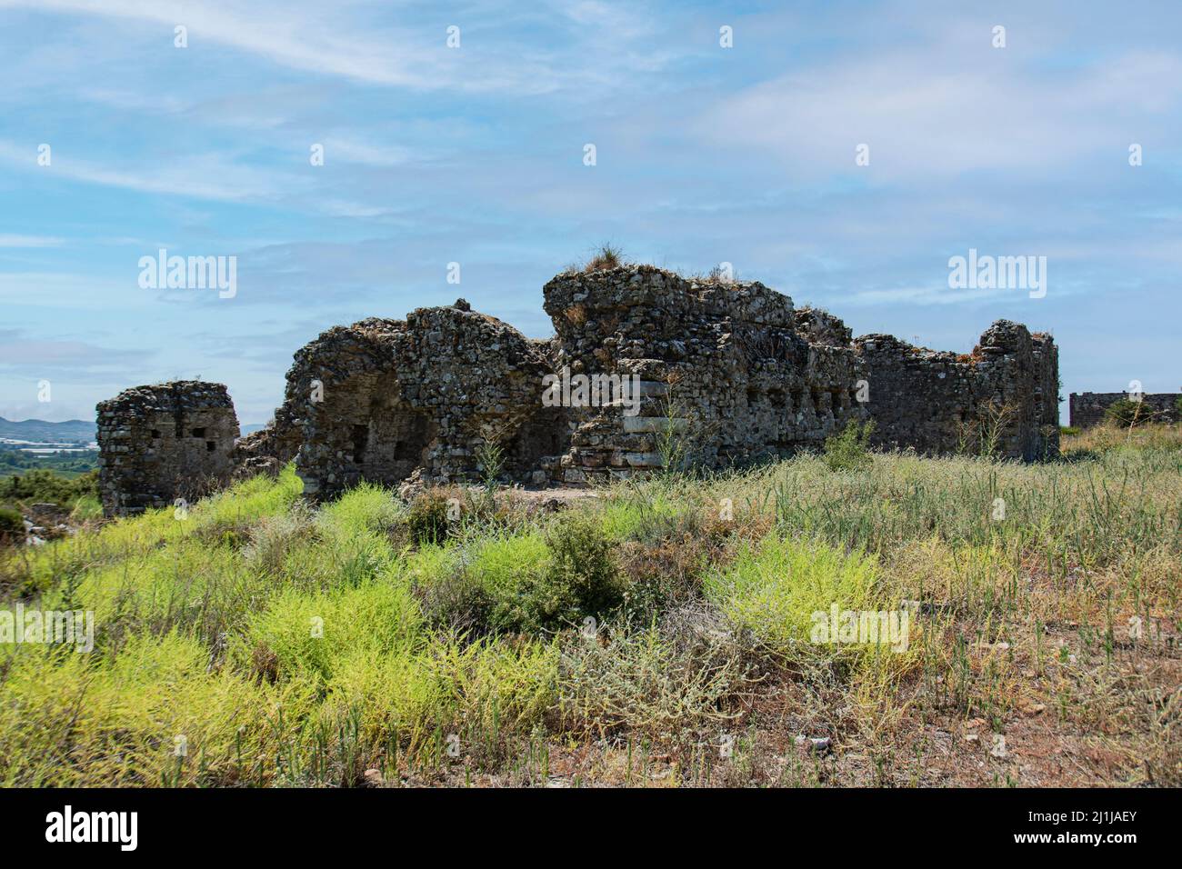 ANTALYA / TURKEY July 12, 2021 Aspendos Ancient City. Aspendos ...