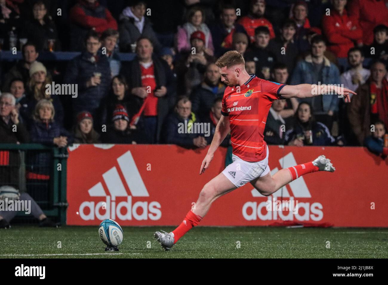 25 March, 2022, Cork, Ireland - Ben Healy at the United Rugby ...