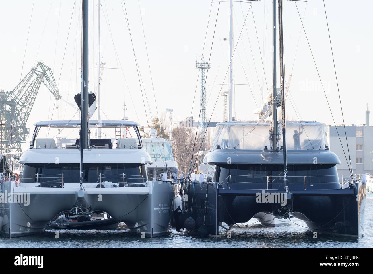Gdansk sunreef yachts shipyard hi-res stock photography and images - Alamy