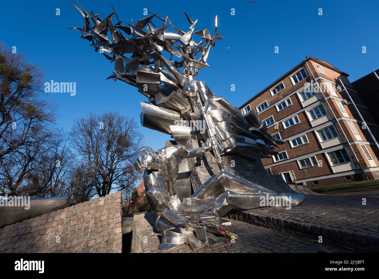 Monument to the Defenders of the Polish Post Office to memorize Defence ...