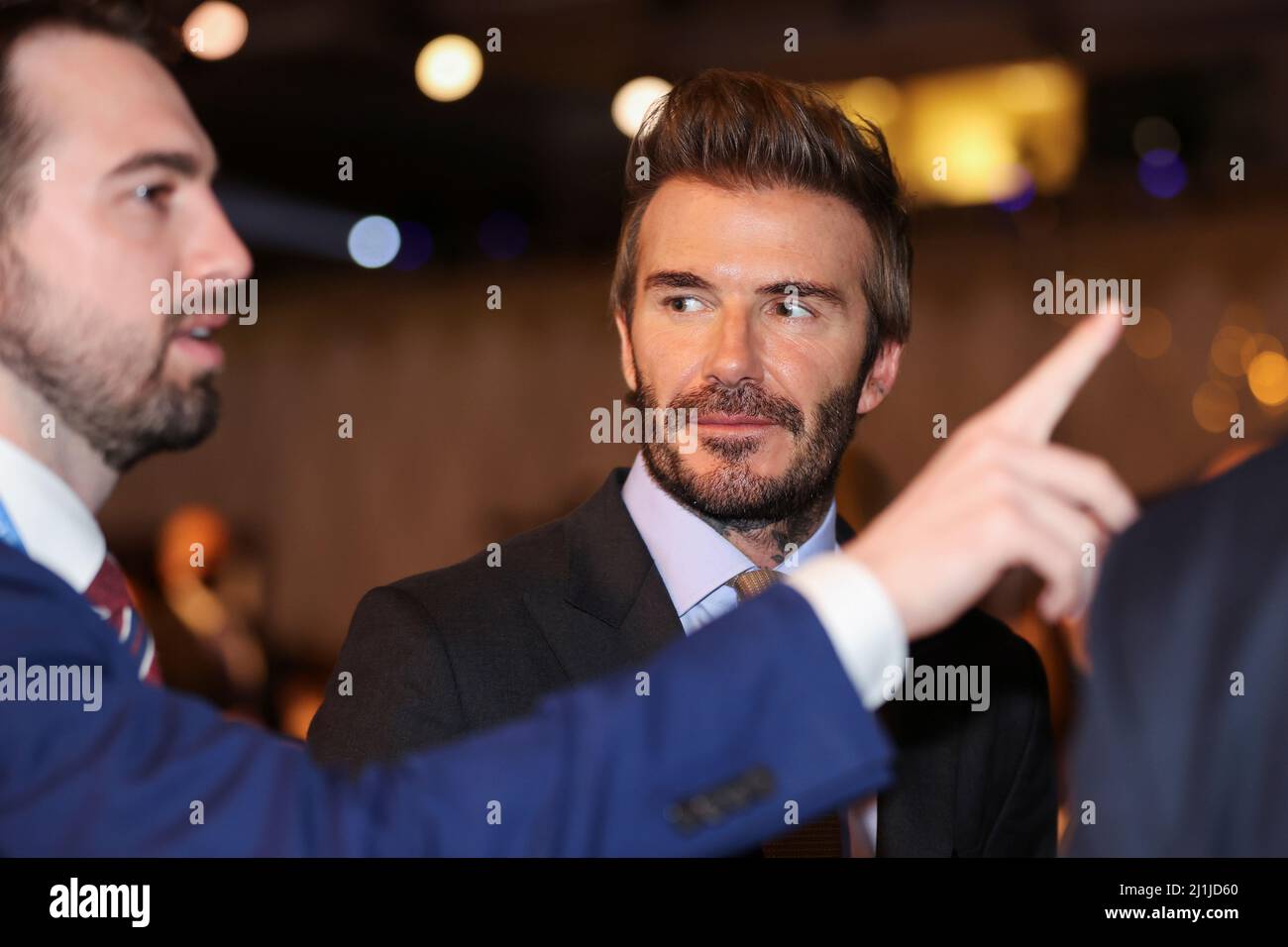 Football qatar 2022 doha beckham hi-res stock photography and images ...