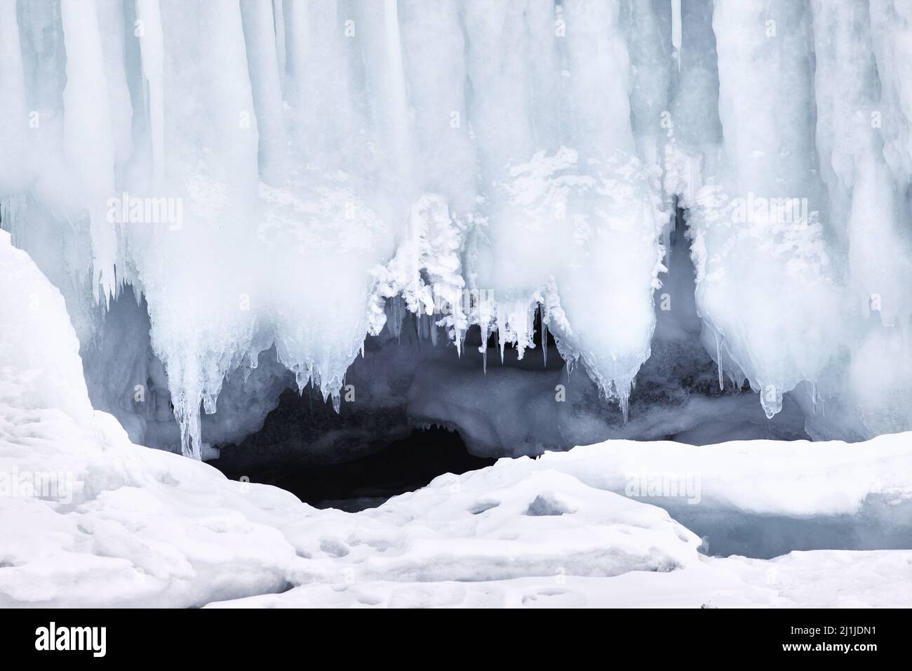Frozen splash water on Baikal lake. Abstract winter background. Amazing ...