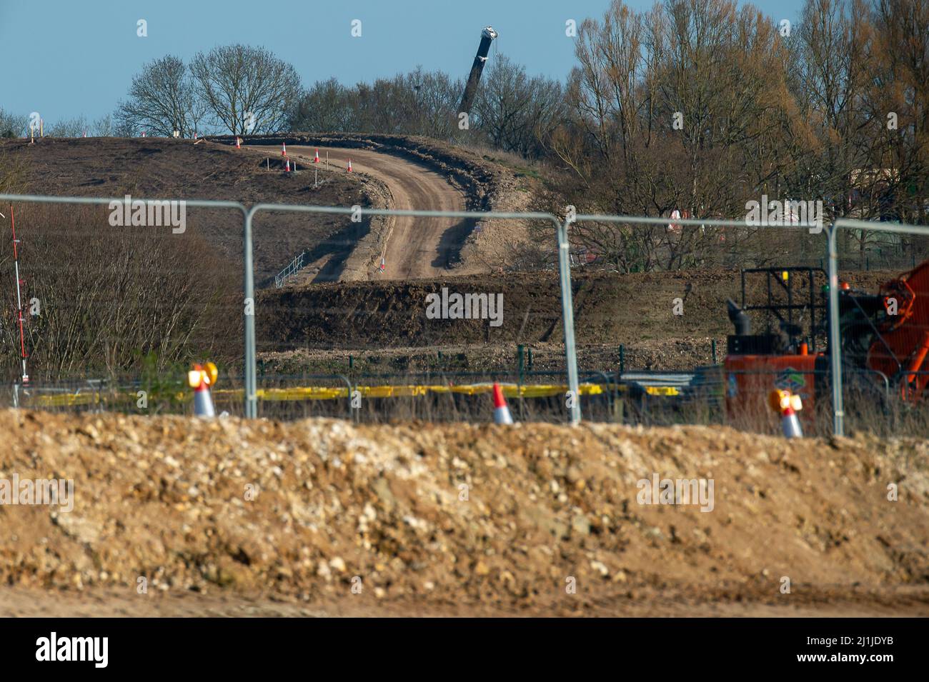 Harefield, Buckinghamshire, UK. 25th March, 2022. Acres of countryside ...