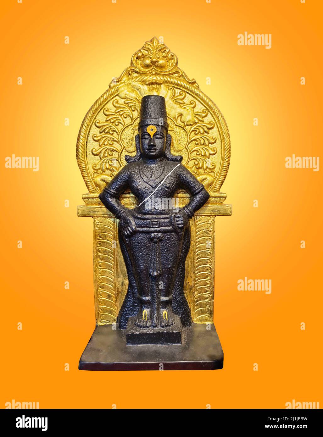 Pandharpur, India 27 February 2022, God and Goddess Vitthal Statue at ...