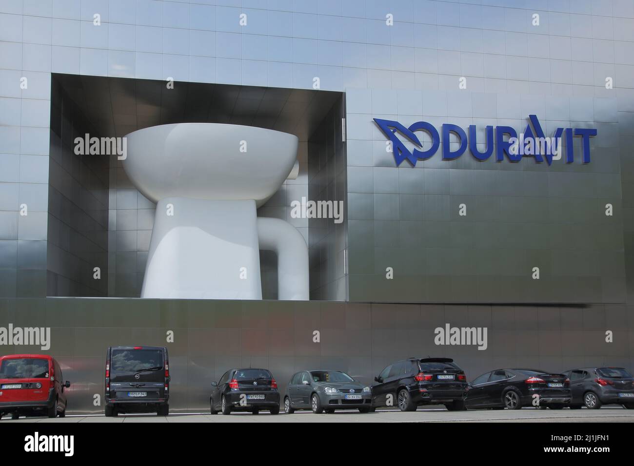 Toilet bowl at Duravit in Hornberg, Baden-Württemberg, Germany Stock ...