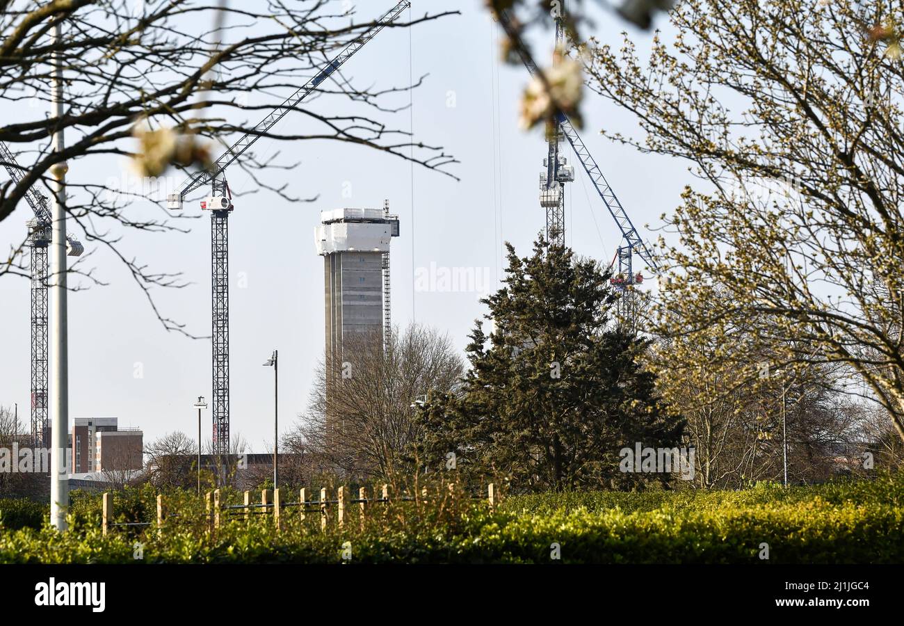 Construction tower crane cranes hi-res stock photography and images - Alamy