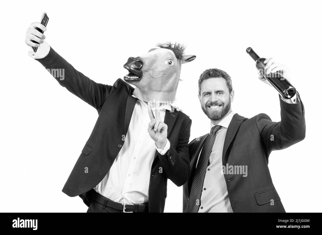 Happy drunk professional men hi-res stock photography and images - Alamy