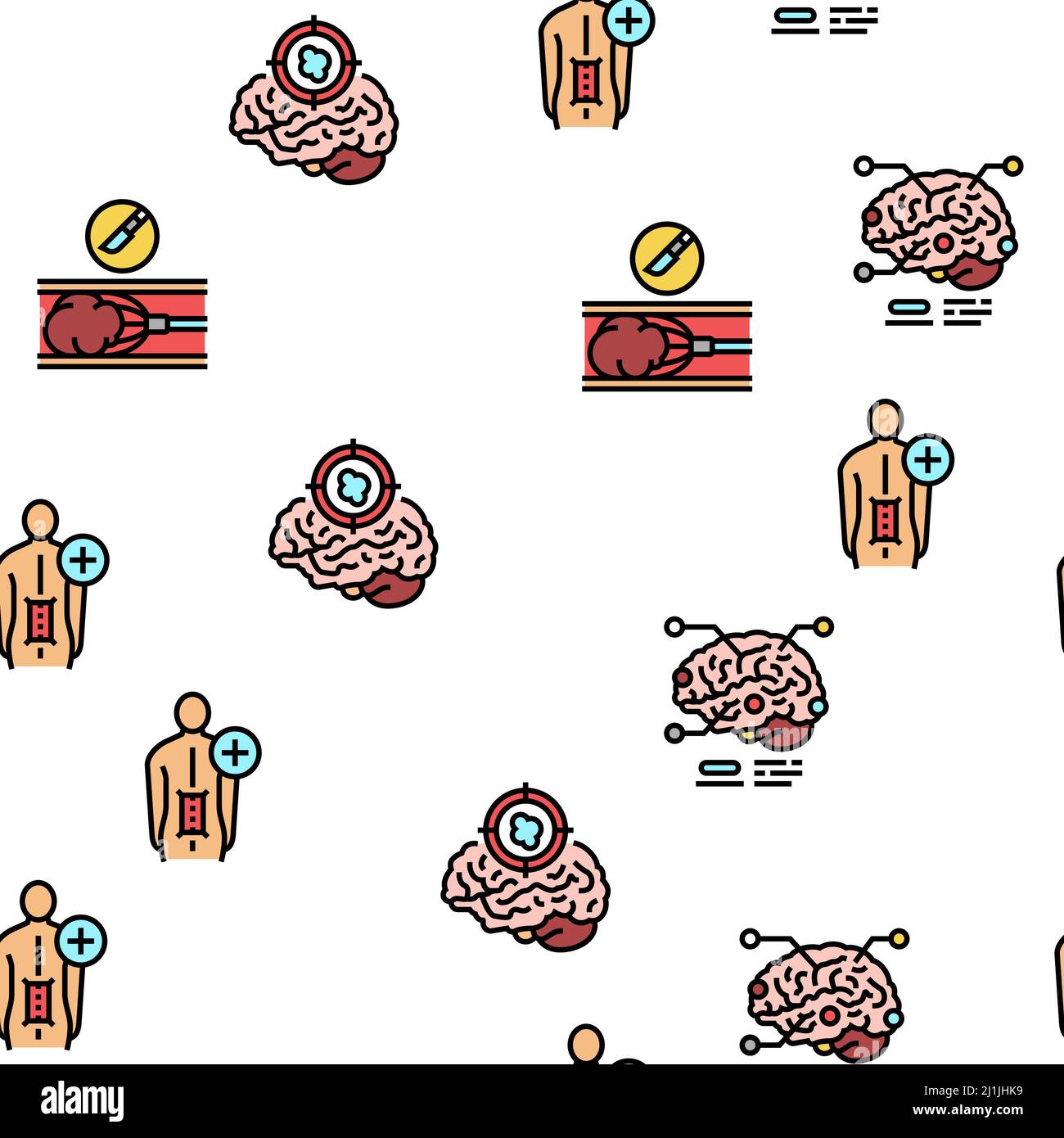Stereotactic brain surgery Stock Vector Images - Alamy