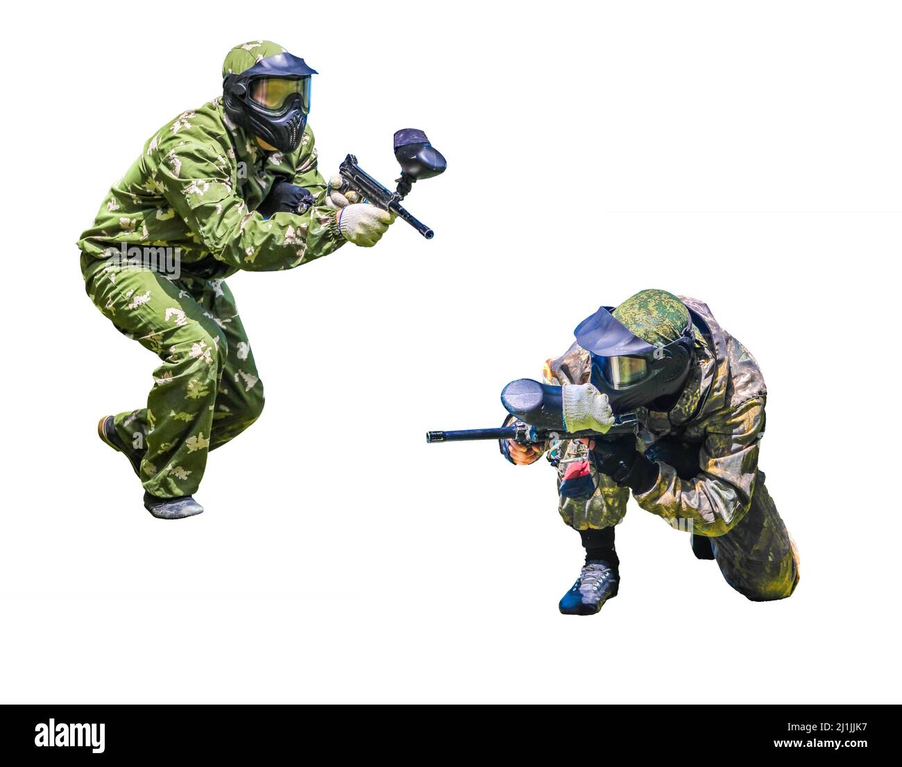 Paintball battle players fight hi-res stock photography and images - Alamy