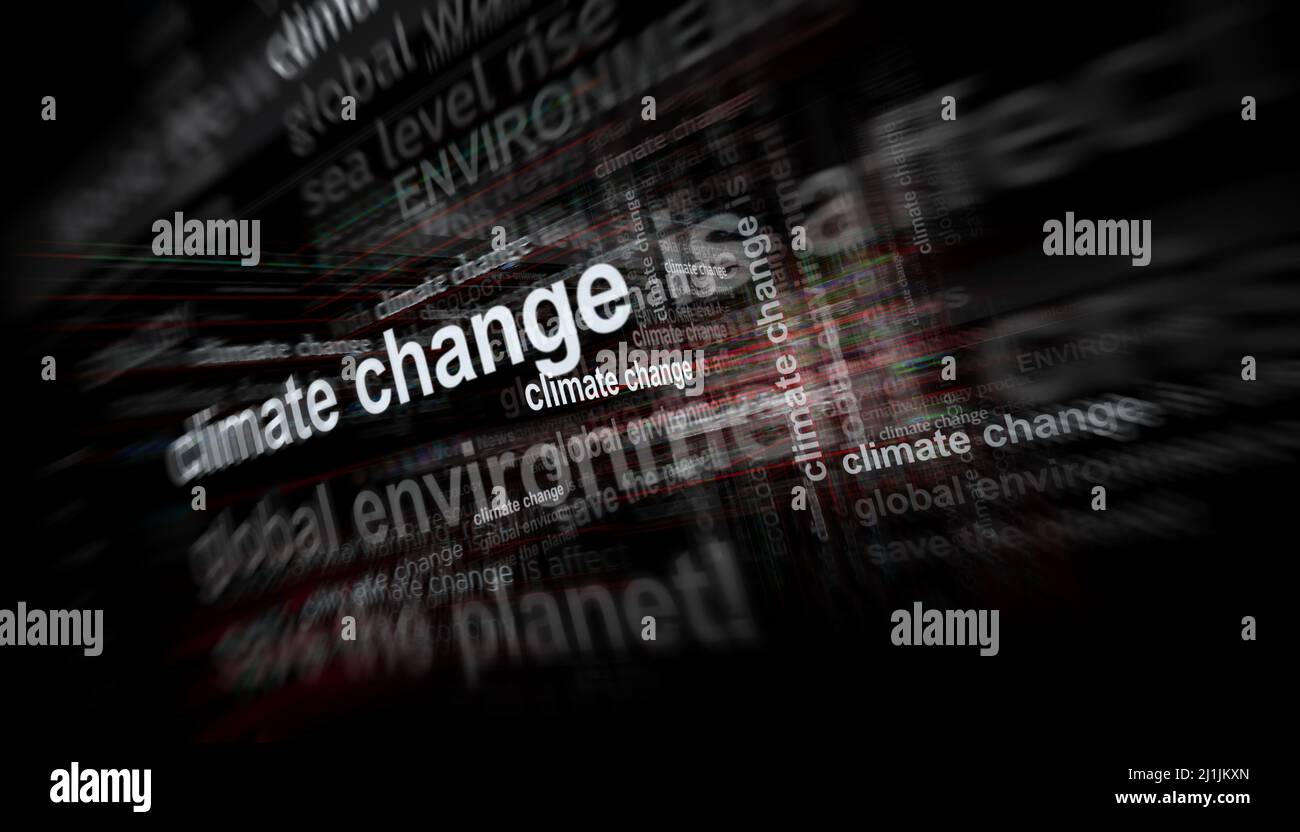 Headline news across international media with Climate Change global ...