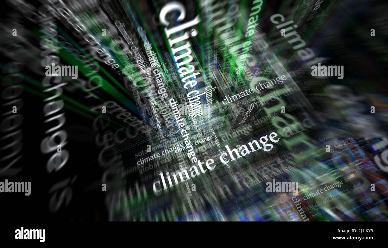 Headline news across international media with Climate Change global ...
