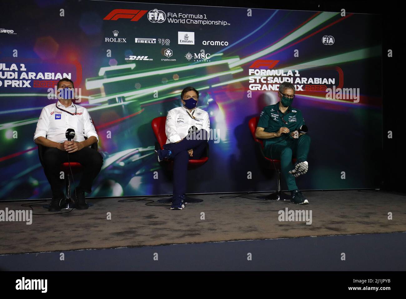 Jeddah, Saudi Arabia. 25th Mar, 2022. STEINER Guenther (ita), Team ...