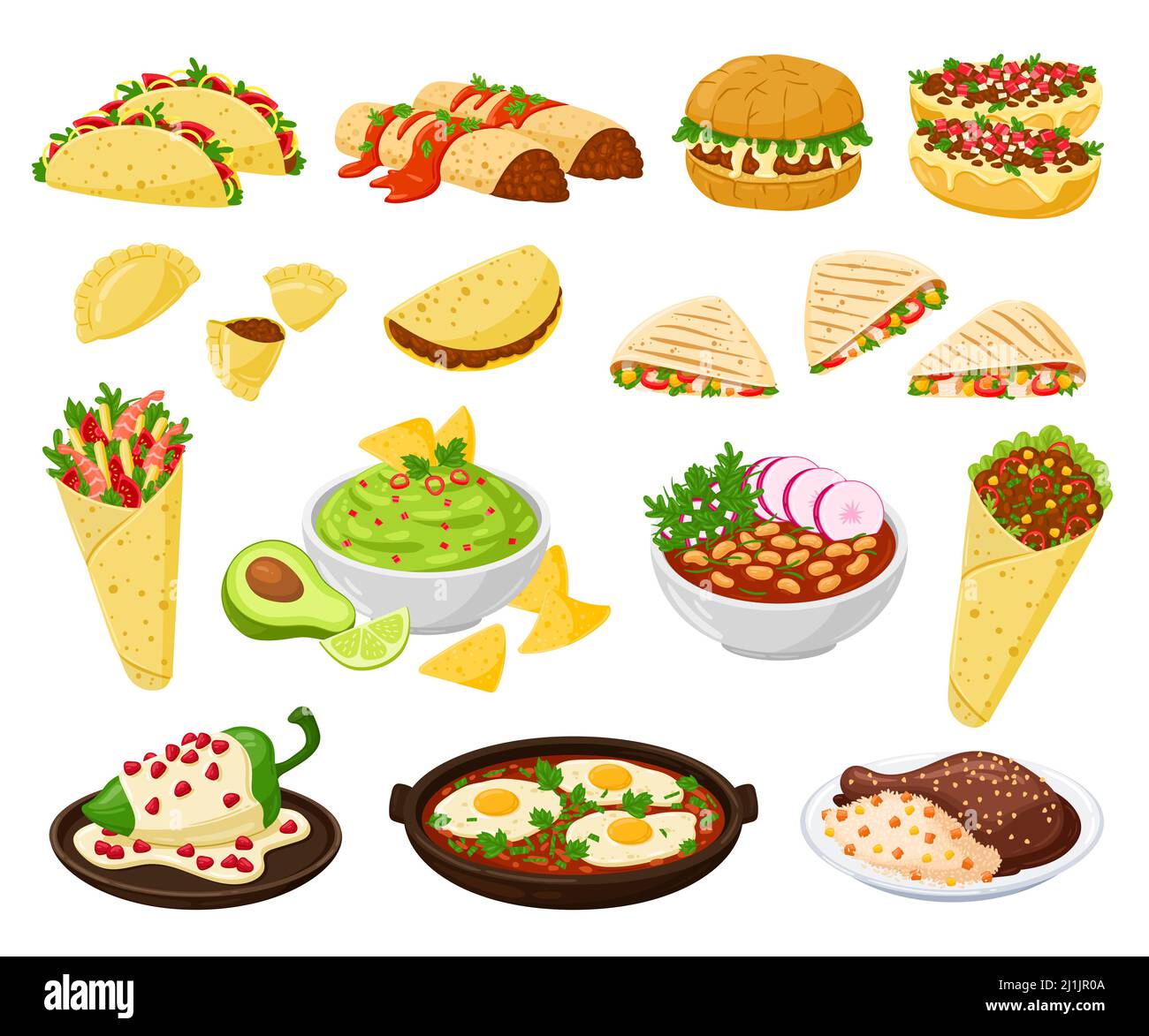 Quesadilla tacos Cut Out Stock Images & Pictures - Alamy