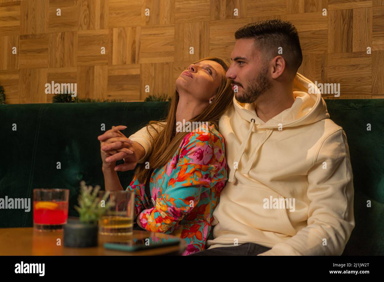 Amazing and beautiful couple is enjoying their time Stock Photo - Alamy