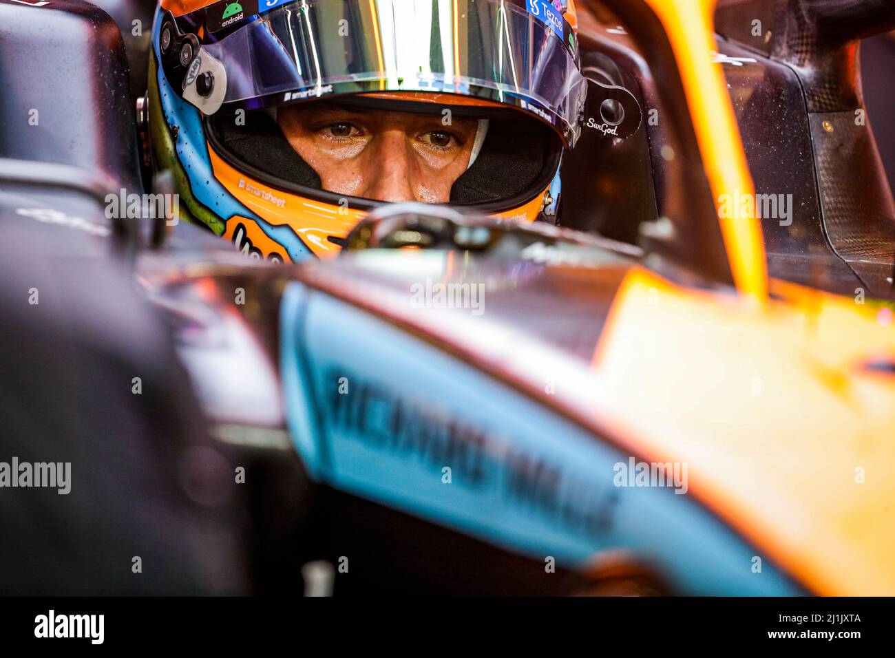 RICCIARDO Daniel (aus), McLaren F1 Team MCL36, portrait during the ...