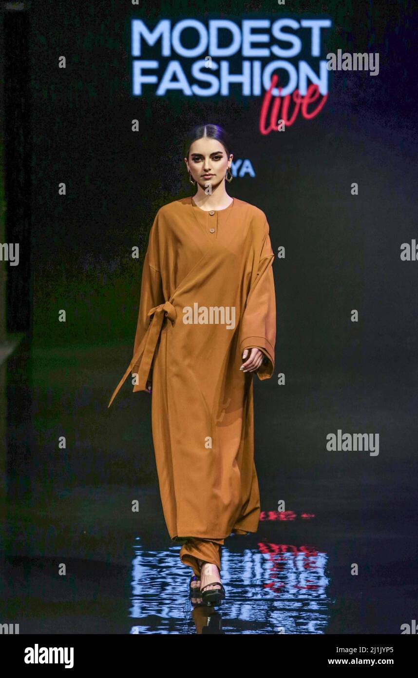 London UK 26 March 2022 Hiya,designer, showcasing The latest trends on ...