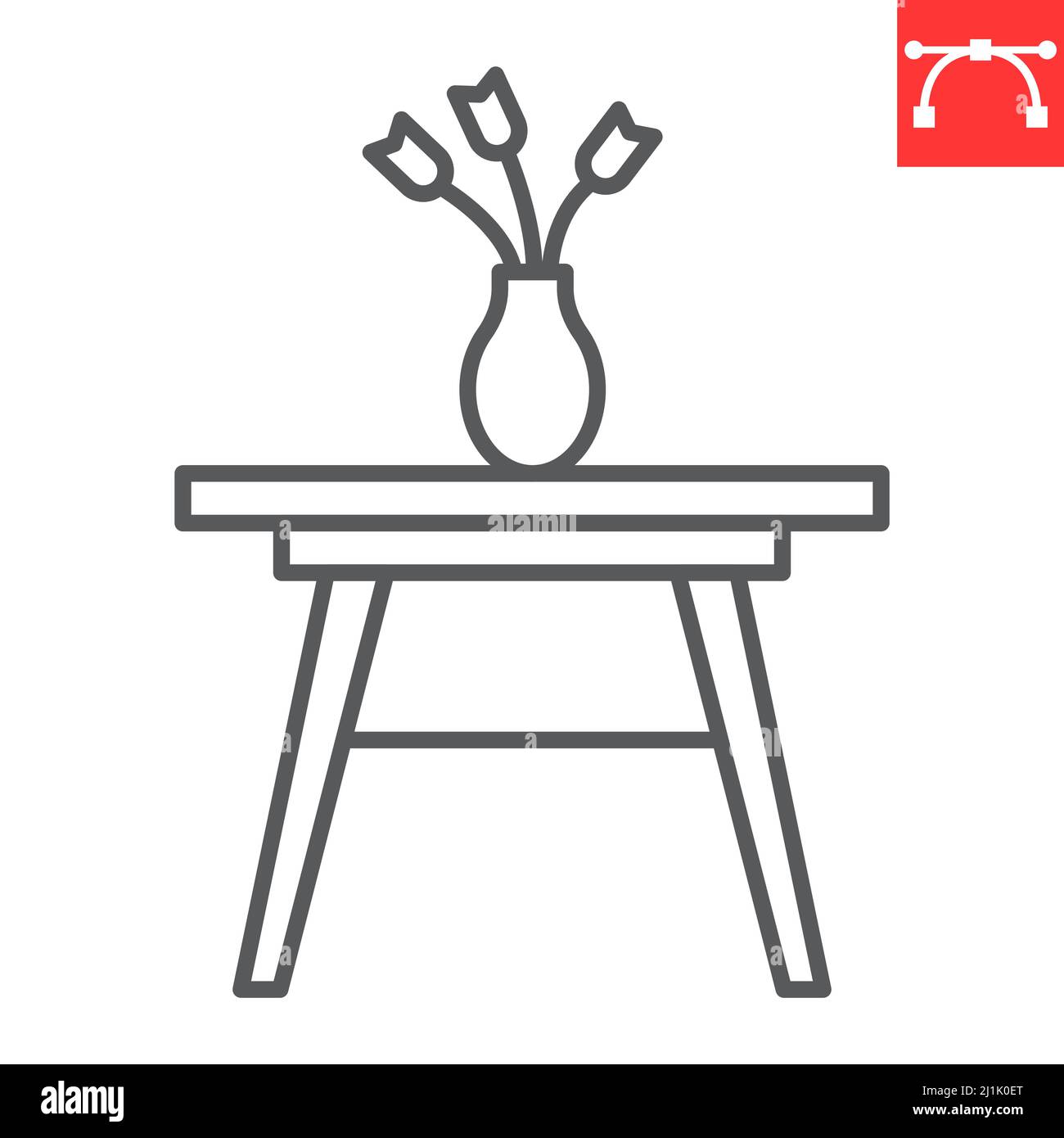 Flower vase line drawing hi-res stock photography and images - Alamy